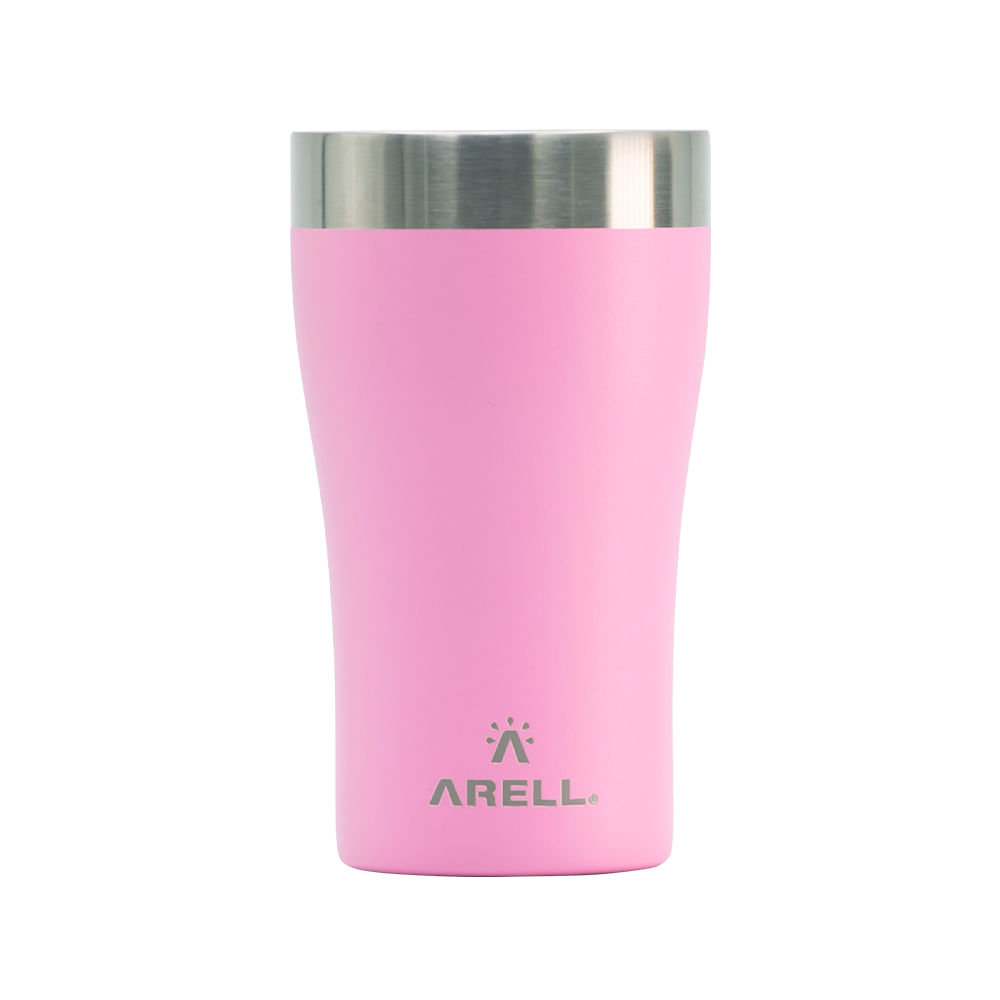 Copo Térmico Arell Inox a Vácuo 500ml Sweet Pink Sem Tampa - Arell