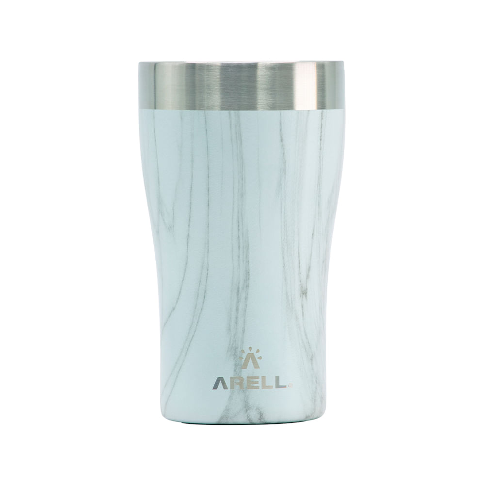 Copo Térmico Arell Inox a Vácuo 500ml Carrara Marble S/Tampa - Arell