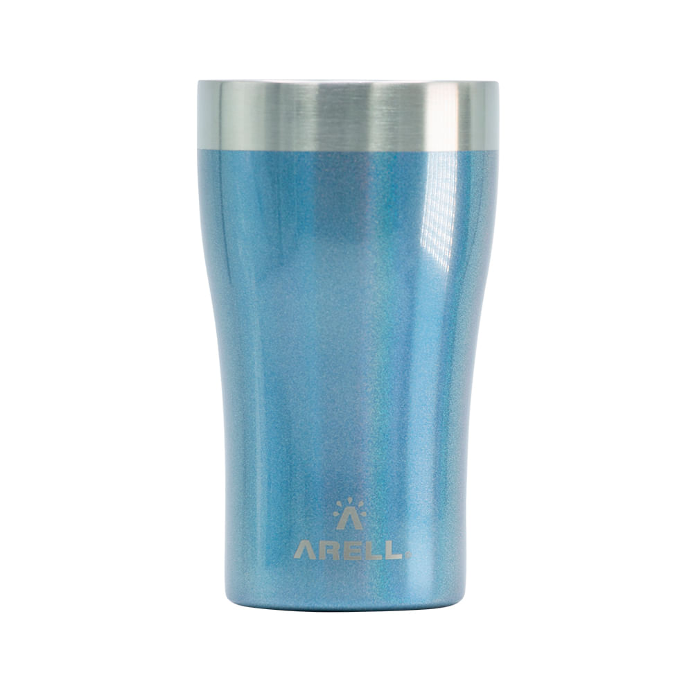 Copo Térmico Arell Inox a Vácuo 500ml Blue Diamond Sem Tampa - Arell
