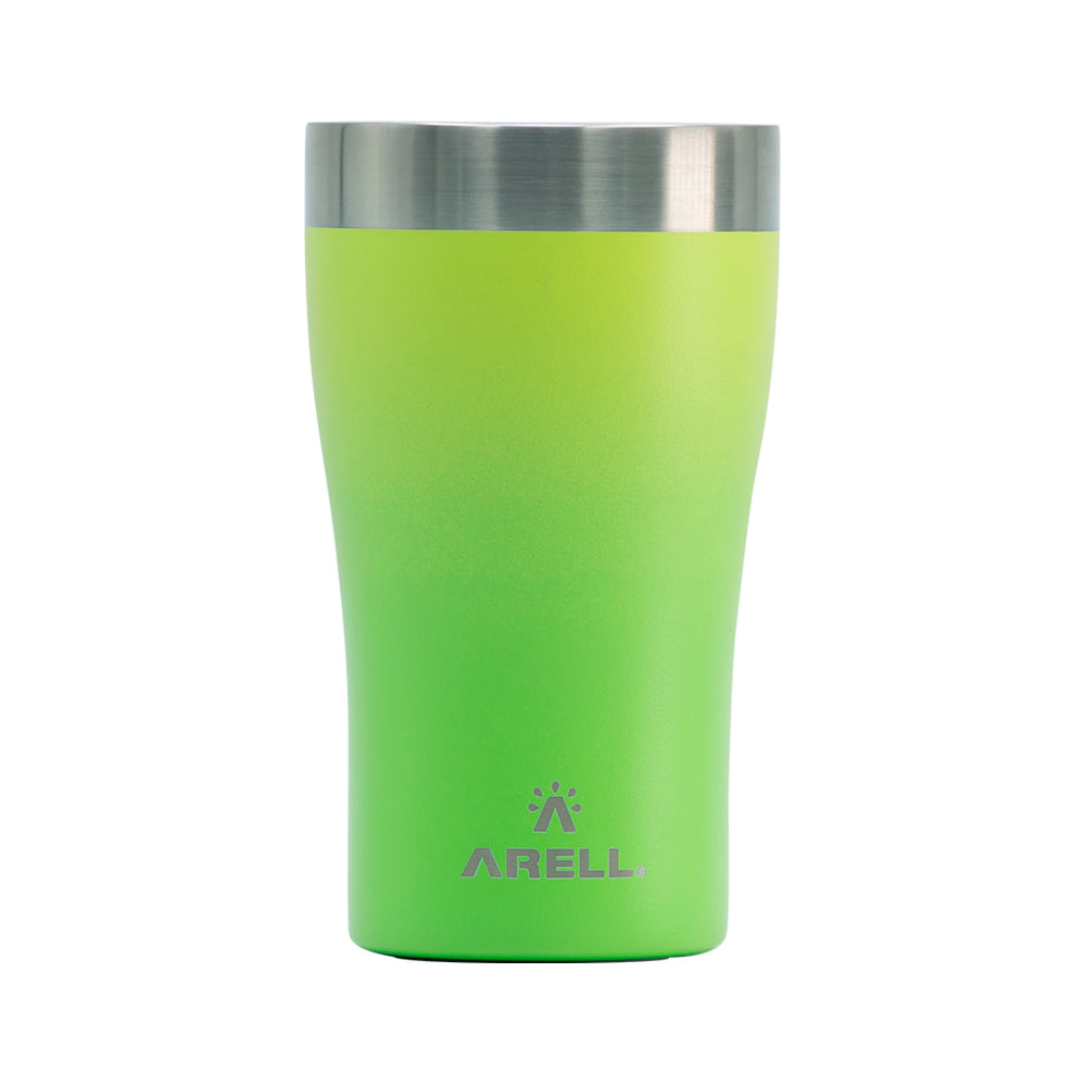 Copo Térmico Arell Inox a Vácuo 500ml Avocado Sem Tampa - Arell
