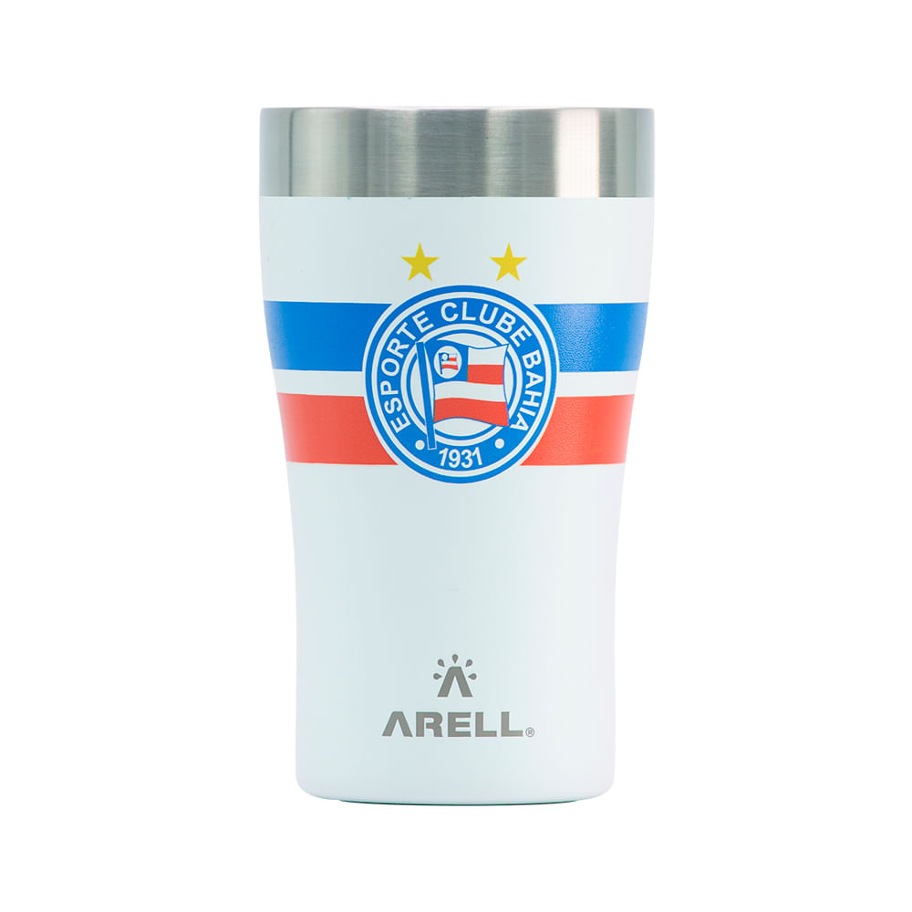 Copo Térmico Arell Inox a Vácuo 500ml Oficial Bahia - Arell