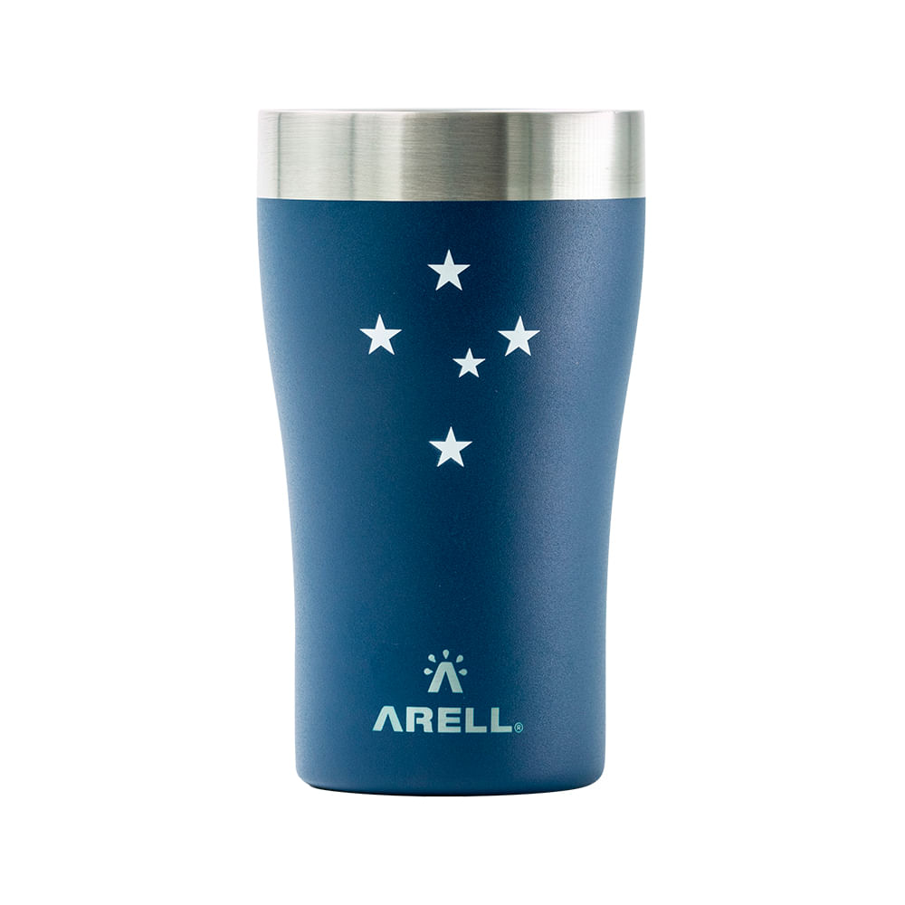Copo Térmico Arell Inox a Vácuo 500ml Oficial Cruzeiro - Arell