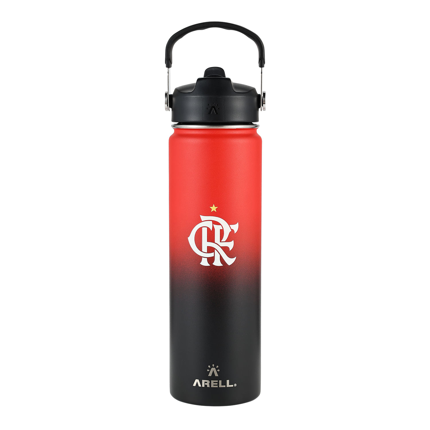 Garrafa Térmica Vácuo Straw Flask Arell 650ml Flamengo 01 - Arell
