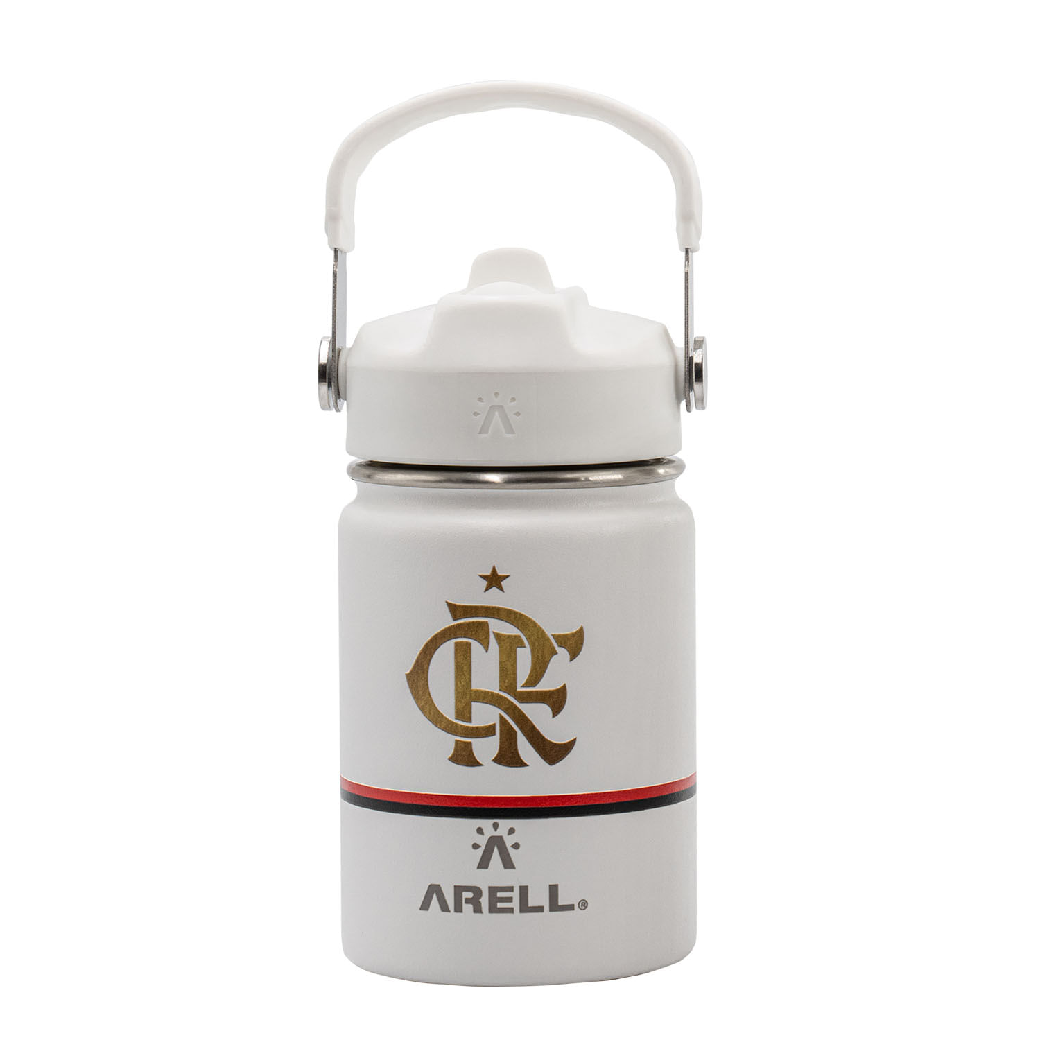 Garrafa Térmica Vácuo Straw Flask Arell 355ml Flamengo 11 - Arell